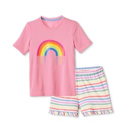 Tchibo - Pyjama - M&auml;dchen - Gr. 110/116 - rosa