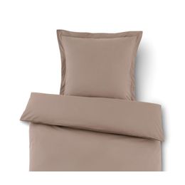 Tencel -Baumwoll-Bettw&auml;sche - taupe