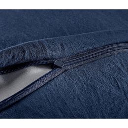Tchibo - Bettw&auml;sche mit Steppmuster - blau