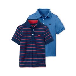 Tchibo - 2 Poloshirts - Jungen - Gr. 158/164 - blau