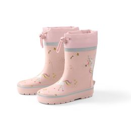 Tchibo - Gummistiefel - M&auml;dchen - Gr. 34-35 - rosa/print