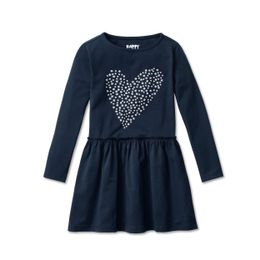 Tchibo - Jerseykleid - M&auml;dchen - Gr. 110/116 - dunkelblau