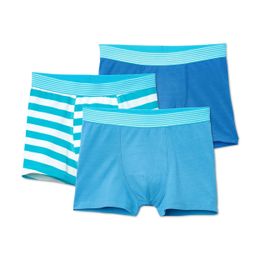 Tchibo - 3 Jungen-Slipboxer - Jungen - Gr. 134/140 - blau/gestreift