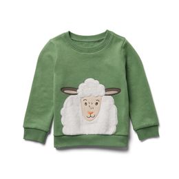 Tchibo - Kinder-Sweatshirt mit angerauter Innenseite - Jungen - Gr. 110/116 - gr&uuml;n