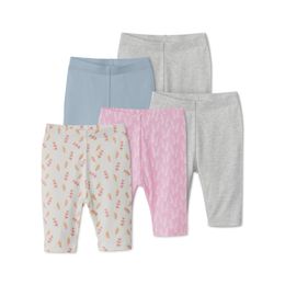 Tchibo - 5 Leggings - Baby - Gr. 50/56 - beige