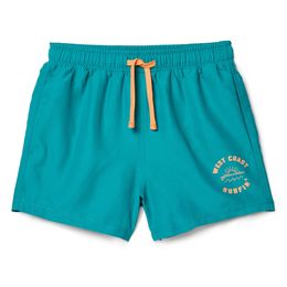 Tchibo - Kinder-Boardshorts - Jungen - Gr. 122/128 - t&uuml;rkis/print