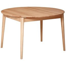 P & B Esstisch, Kernbuche, Holz, Kernbuche, massiv, rund, konisch, 120x75x120-165 cm, ausziehbar, gastro- und objekttauglich, in verschiedenen Gr&ouml;&szlig;en und Holzarten erh&auml;ltlich, Esszimmer, Tische, Esstische, Esstische ausziehbar