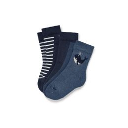 Tchibo - 3 Paar Babysocken - Baby - Gr. 13-15 - dunkelblau