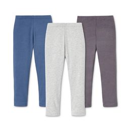 Tchibo - 3 Leggings - Baby - Gr. 86/92 - dunkelgrau