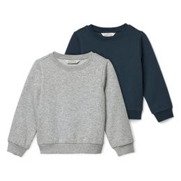 Tchibo - 2 Kinder-Sweatshirts mit angerauter Innenseite - Baby - Gr. 86/92 - dunkelblau