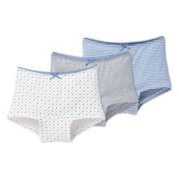Tchibo - 3 Pantys - M&auml;dchen - Gr. 122/128 - wei&szlig;/gepunktet