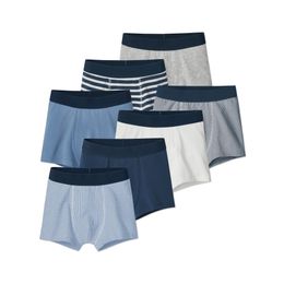 Tchibo - 7 Jungen Slipboxer - Jungen - Gr. 110/116 - dunkelblau/gestreift