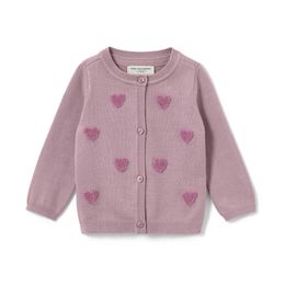 Tchibo - Kinder-Strickjacke - Baby - Gr. 50/56 - violett