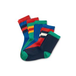Tchibo - 5 Paar Socken - Kinder - Gr. 39-42 - mehrfarbig
