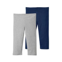 Tchibo - 2 Leggings - M&auml;dchen - Gr. 158/164 - blau