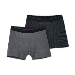 Tchibo - 2 Slipboxer - Herren - Gr. Xxl/8 - anthrazit/gestreift