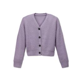 Tchibo - Strickjacke - M&auml;dchen - Gr. 146/152 - violett