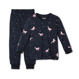 Tchibo - Pyjama - Baby - Gr. 86/92 - dunkelblau/print