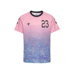 Hummel&reg; &raquo;Hmljr Shimmer T-Shirt S/S&laquo; - Kinder - Gr. 152 - rosa