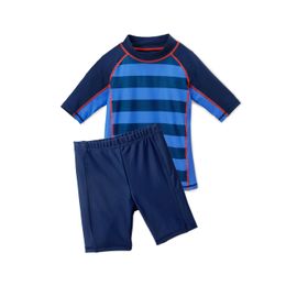 Tchibo - UV-Schutz-Kombi - Jungen - Gr. 98/104 - dunkelblau/gestreift