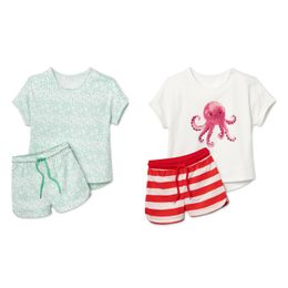 Tchibo - 2 Baumwoll Shorty-Pyjamas - Baby - Gr. 86/92 - orange