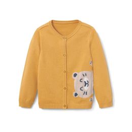 Tchibo - Kleinkind-Strickjacke - Baby - Gr. 86/92 - gelb