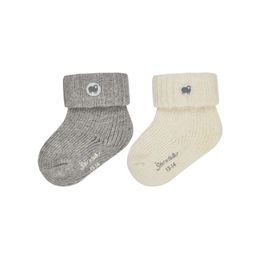 Tchibo - Sterntaler Baby-Wollsocken - Baby - Gr. 19 - silber