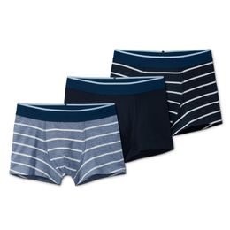 Tchibo - 3 Jungen-Slipboxer - Jungen - Gr. 158/164 - dunkelblau/gestreift