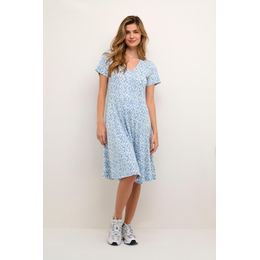 Kaffe Kleid Regular fit blue white