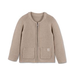 Tchibo - Baumwoll-Strickjacke - Baby - Gr. 62/68 - beige