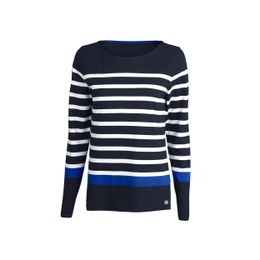 Tchibo - Gestreiftes Langarmshirt - Damen - Gr. XL - dunkelblau/gestreift