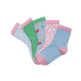 Tchibo - 5 Paar Socken - Baby - Gr. 23-26 - hellblau