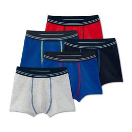 Tchibo - 5 Slipboxer - Jungen - Gr. 122/128 - dunkelblau