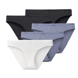 Tchibo - 5 Slips - Damen - Gr. S - schwarz