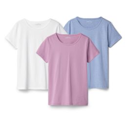 Tchibo - 3 Kinder-T-Shirts - M&auml;dchen - Gr. 170/176 - lila