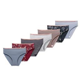 Tchibo - 7 Slips - M&auml;dchen - Gr. 170/176 - dunkelblau/print