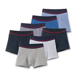 Tchibo - 7 Jungen-Slipboxer - Jungen - Gr. 146/152 - dunkelblau/gestreift