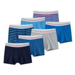Tchibo - 7 Jungen-Slipboxer - Jungen - Gr. 134/140 - dunkelblau/gestreift