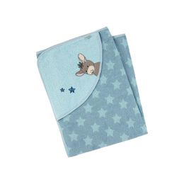Tchibo - Sterntaler Kapuzenbadetuch &raquo;Esel Emmi&laquo; - Baby - Gr. 100*100 - blau