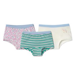 Tchibo - 3 Pantys - M&auml;dchen - Gr. 110/116 - hellblau/print