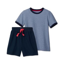 Tchibo - Shorty-Pyjama - Jungen - Gr. 122/128 - dunkelblau
