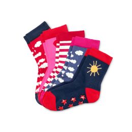 Tchibo - 5 Paar Antirutsch-Socken - M&auml;dchen - Gr. 31-34 - wei&szlig;