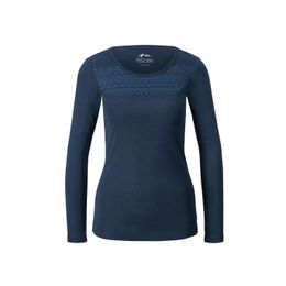 Tchibo - Thermo-Funktionsshirt - Damen - Gr. XS - blau/print