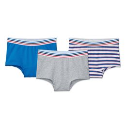 Tchibo - 3 M&auml;dchen-Pantys - M&auml;dchen - Gr. 134/140 - wei&szlig;/gestreift