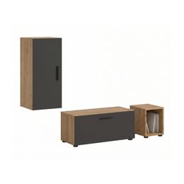 Tchibo - xonox Wohnwand &raquo;Only&laquo; - 75x34x34cm - schwarz -