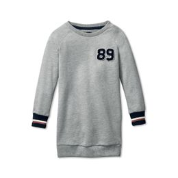Tchibo - Sweatkleid - M&auml;dchen - Gr. 122/128 - grau