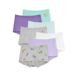 Tchibo - 7 Pantys - M&auml;dchen - Gr. 110/116 - wei&szlig;/gepunktet
