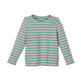 Tchibo - Rippenshirt - M&auml;dchen - Gr. 98/104 - beige/gestreift
