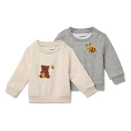 Tchibo - 2 Baby-Sweatshirts by Lena Lind - Baby - Gr. 74/80 - beige