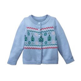 Tchibo - Strickjacke - Baby - Gr. 50/56 - hellblau